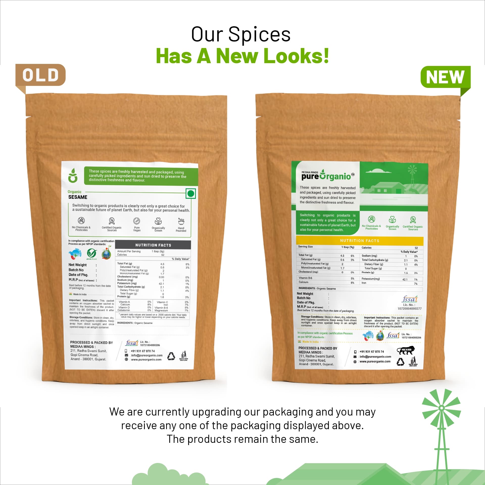 Pure Organio Organic White Sesame Seeds Safed Tal High In Nutrient Whi