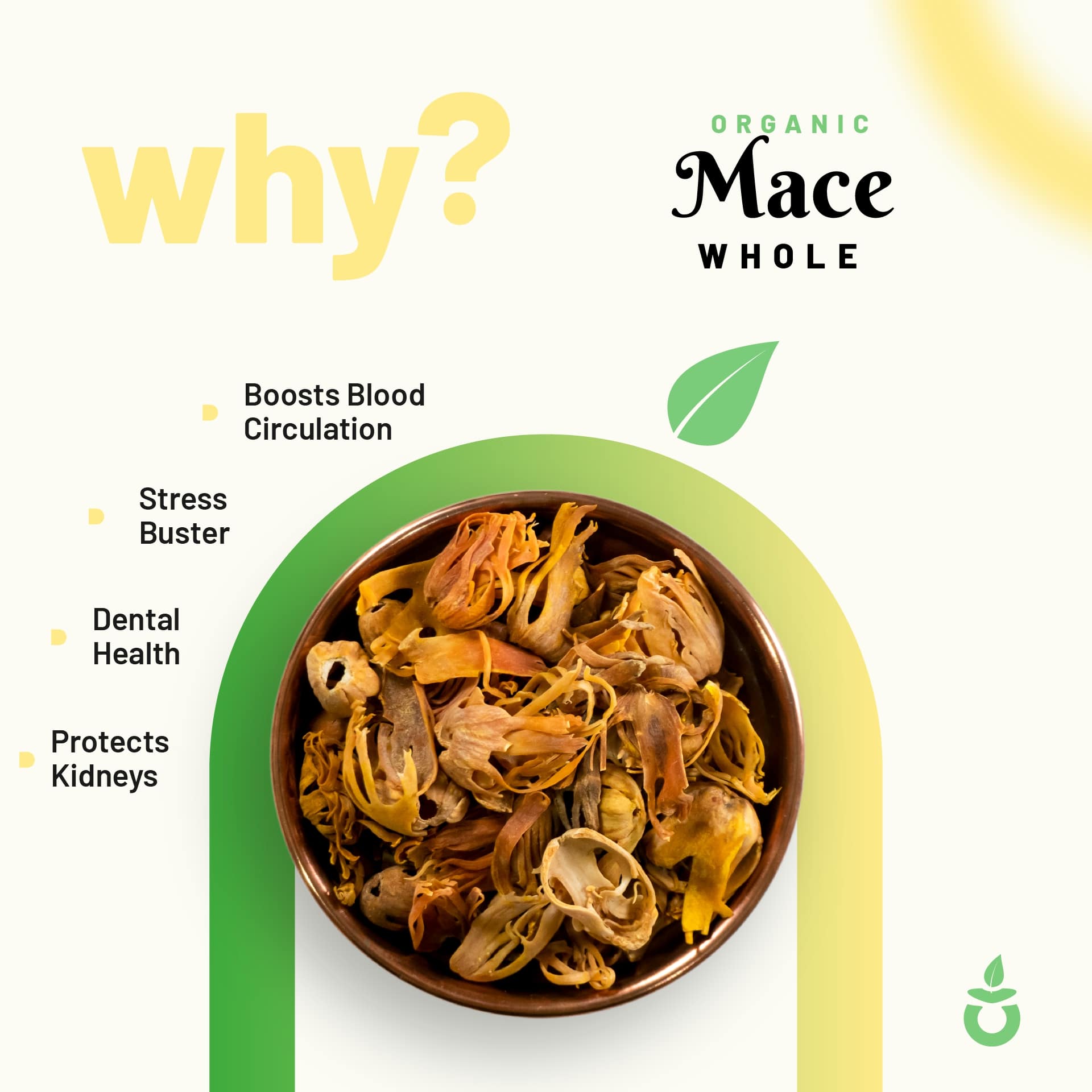 Pure Organio Organic Mace Whole Javitri Flowers Japatri